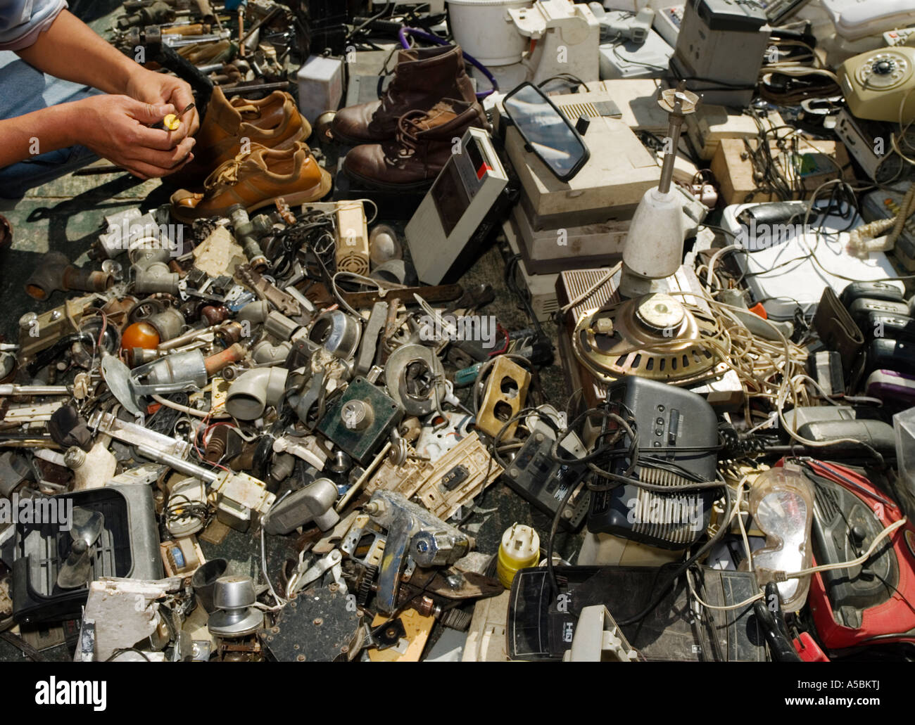 Junk for Sale Stock Photo - Alamy