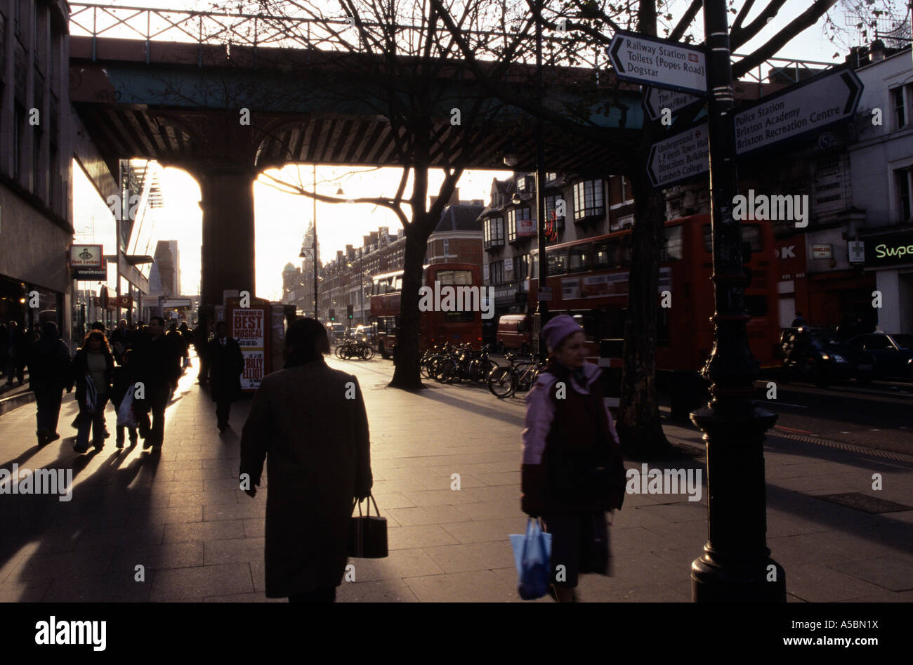 A scene at Brixton high street London Stock Photo - Alamy