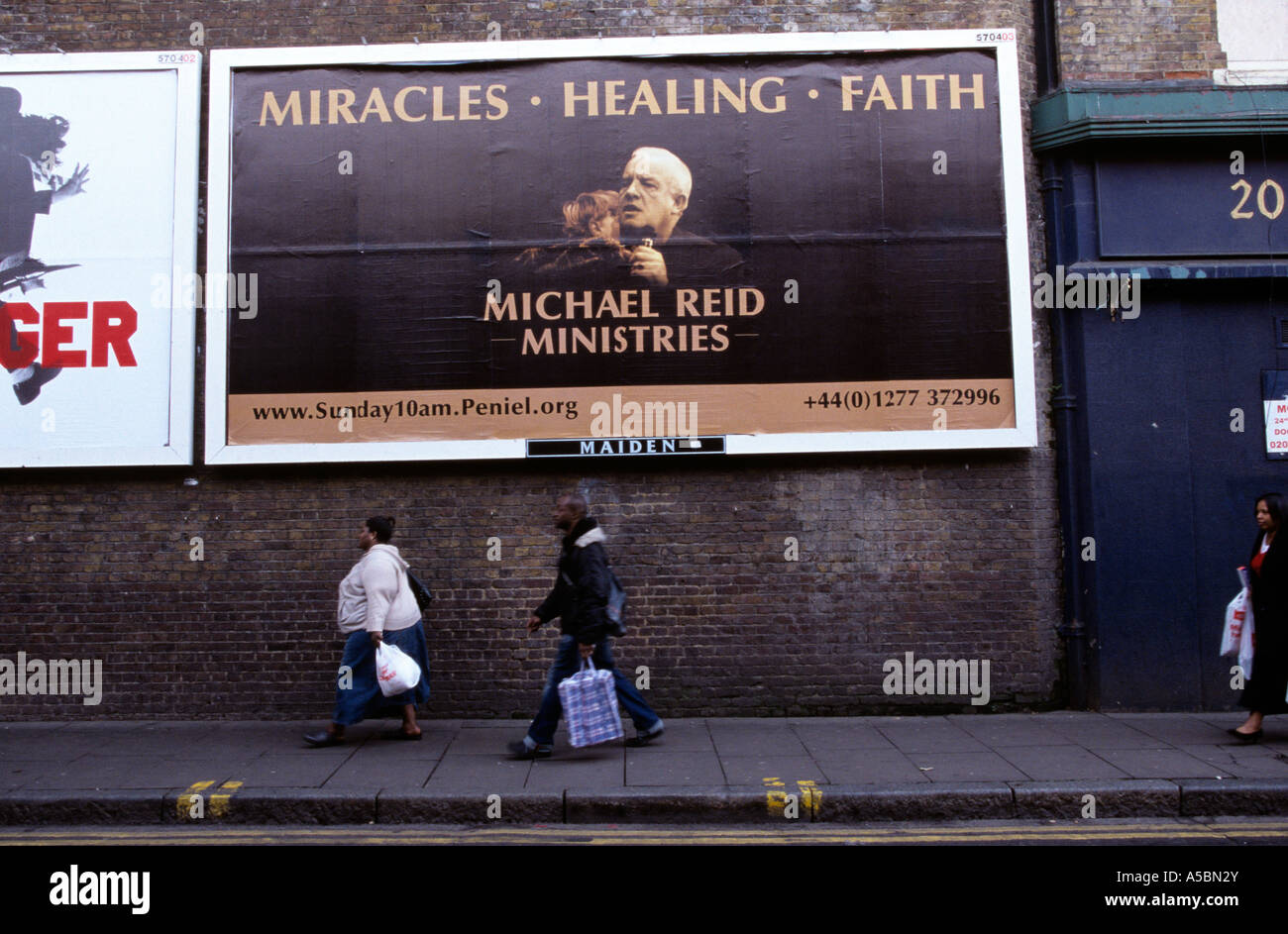 A sign board in Brixton London Stock Photo - Alamy