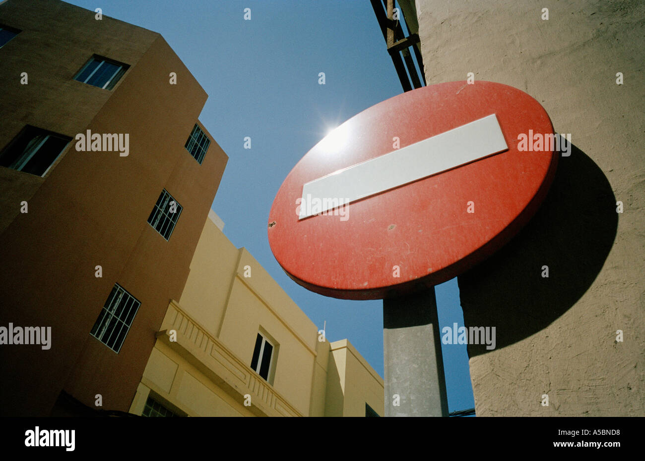 Don t go this way Stock Photo - Alamy