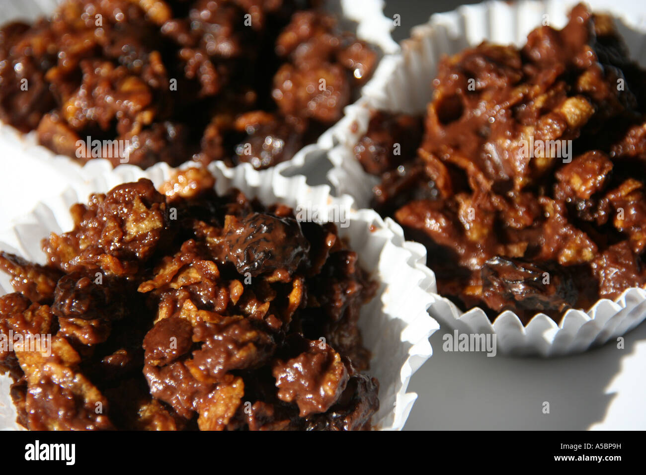 Corn flake chocolate cakes for kids party hi-res stock photography and ...