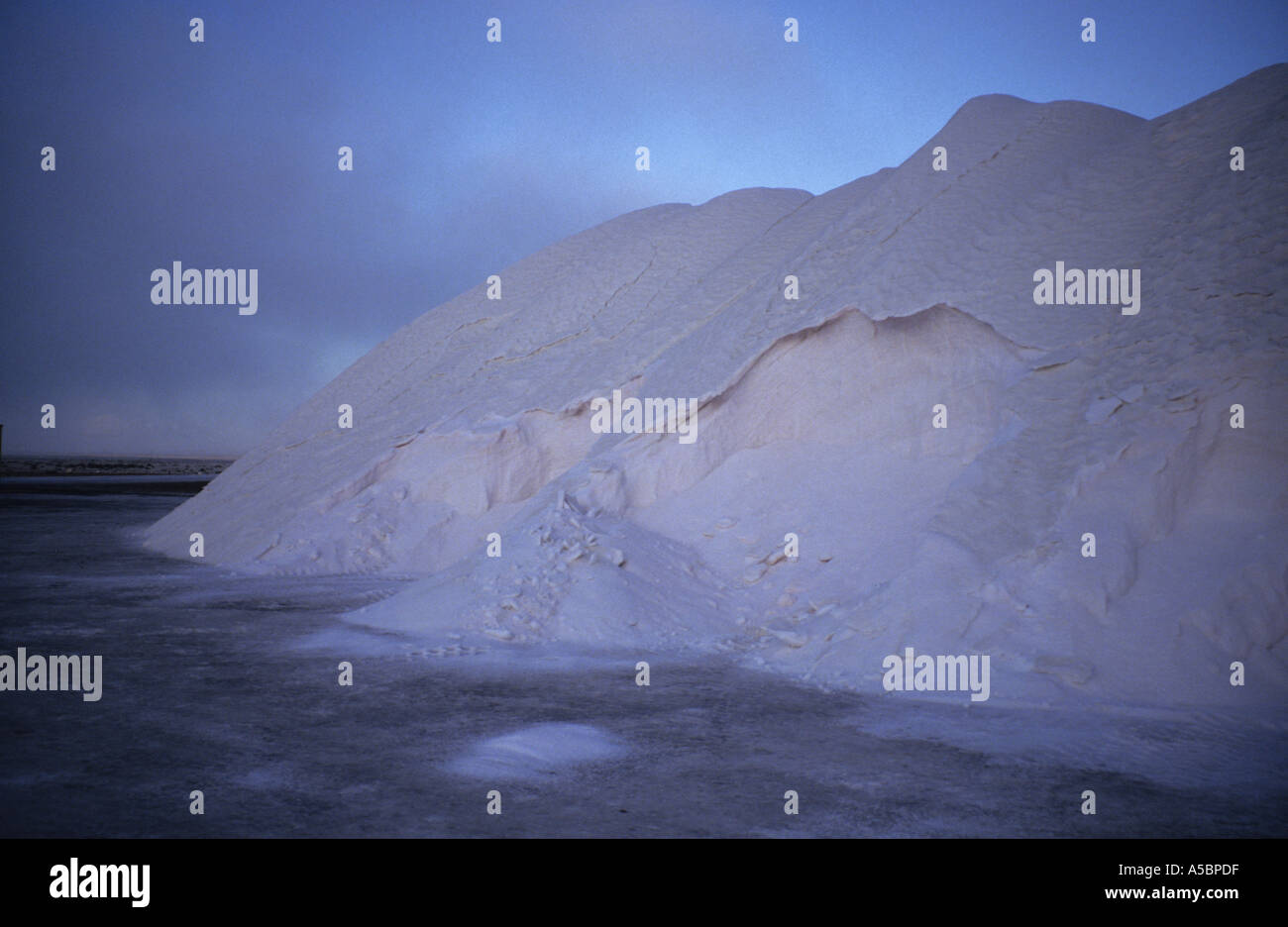 Namibia salt works on the Skeleton Coast Stock Photo - Alamy