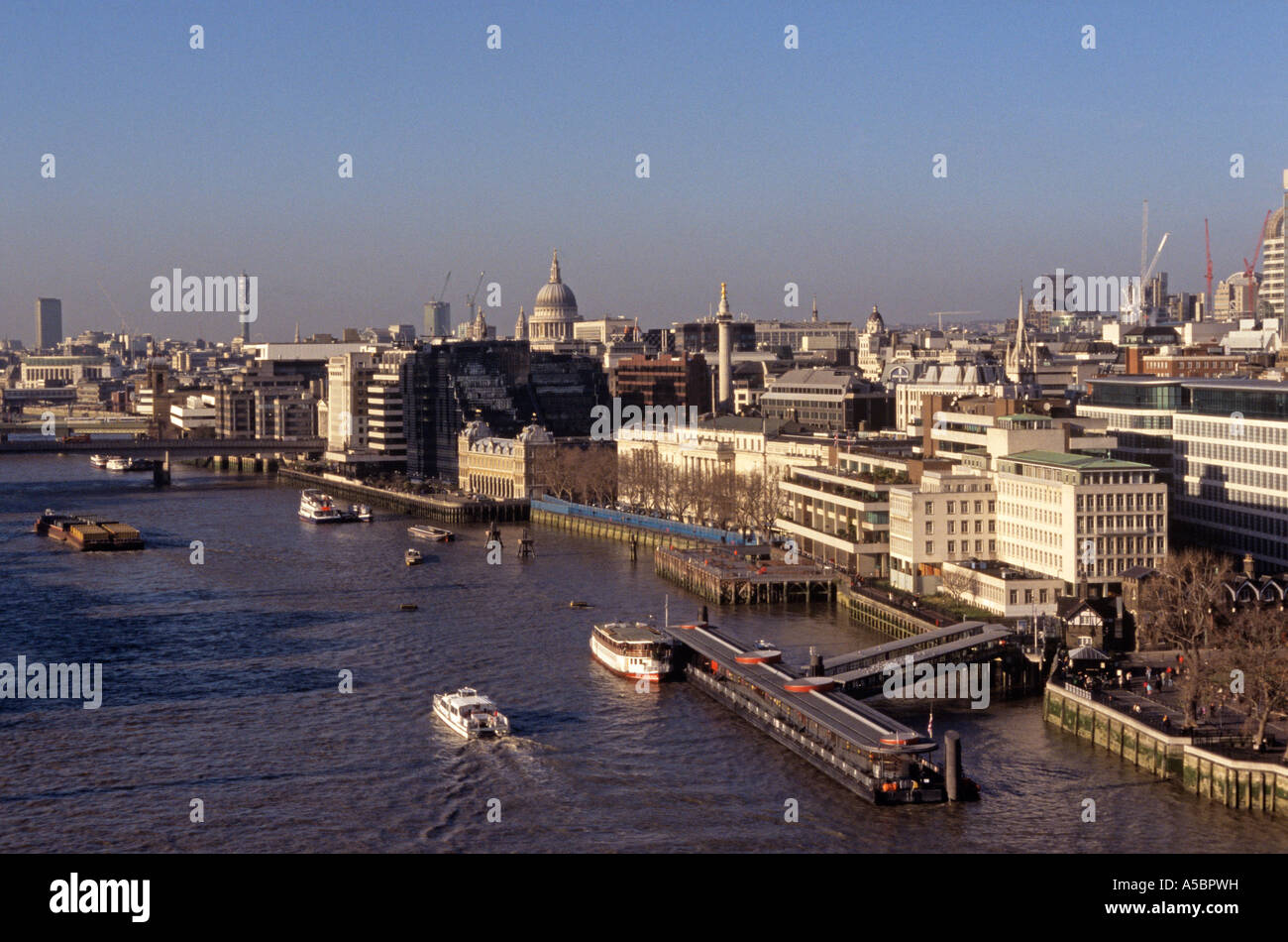 An overview of the city of London UK Stock Photo - Alamy