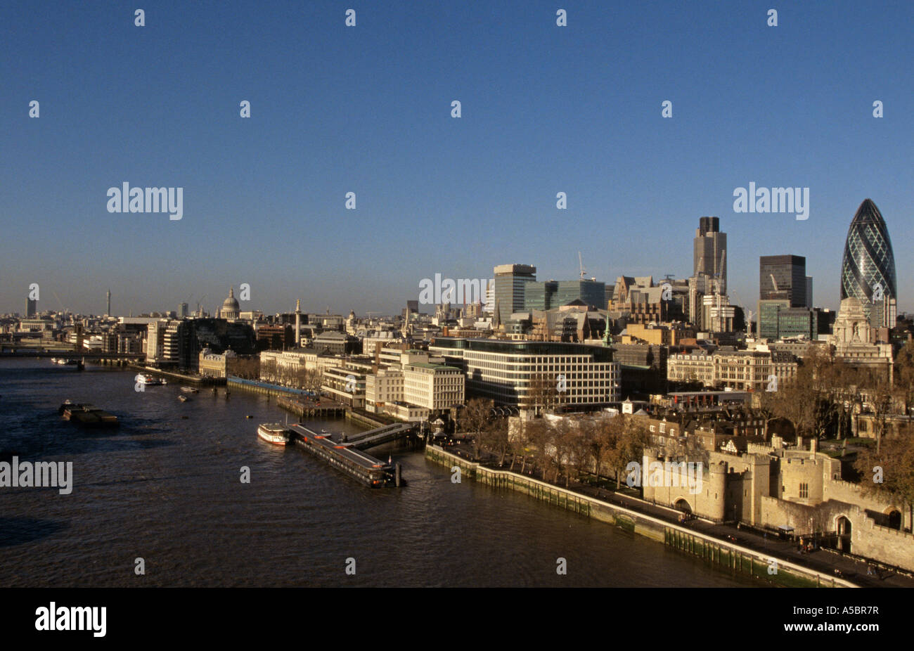 An overview of the city of London UK Stock Photo - Alamy