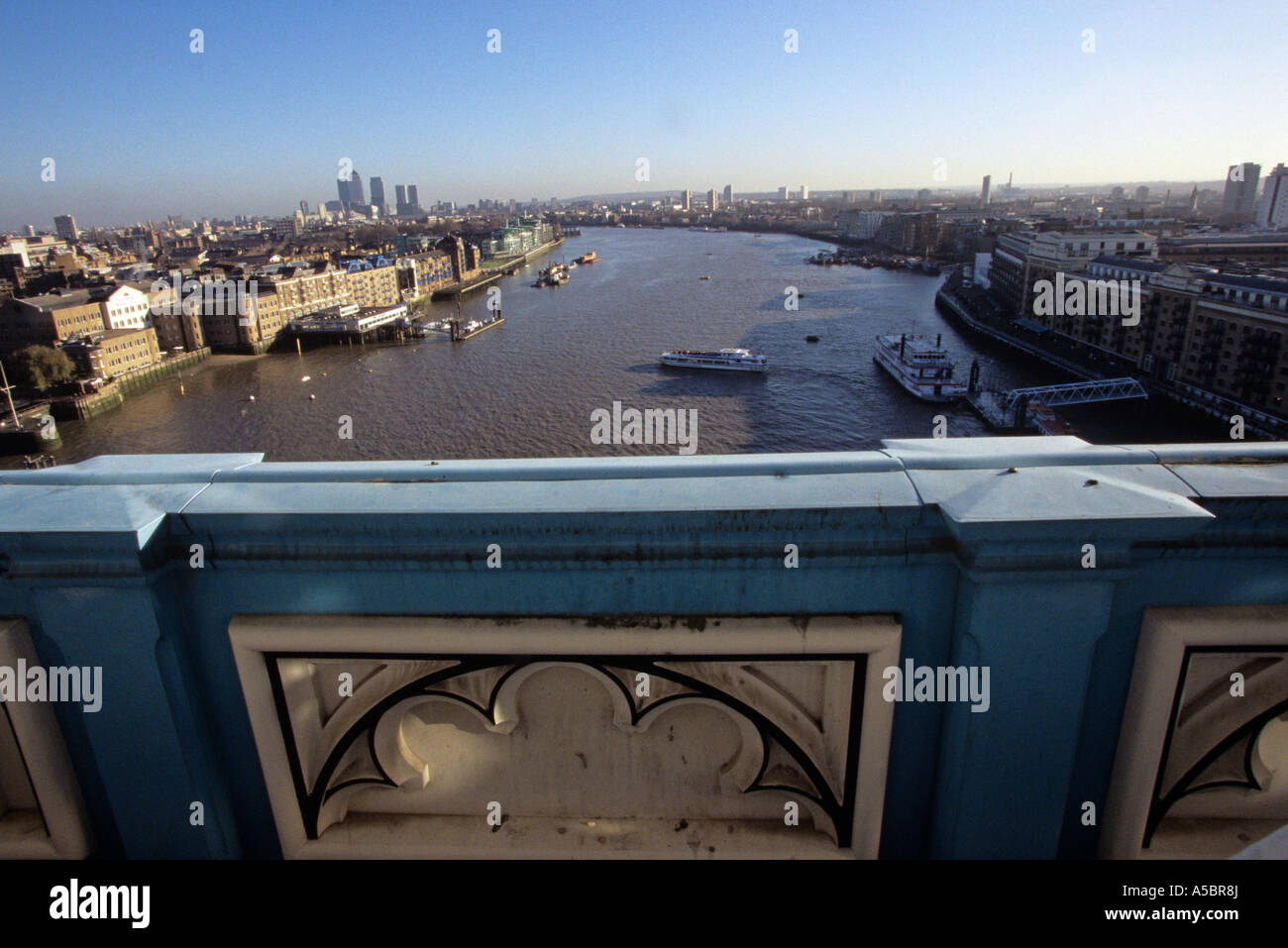 A view overlooking the city of London and river Thames Stock Photo - Alamy