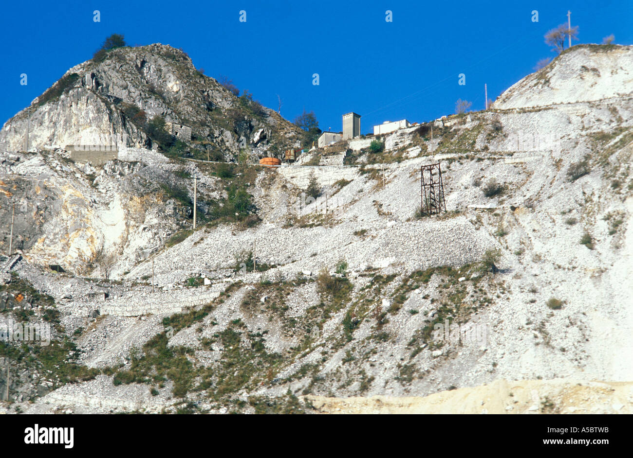 Landscape Colonnata Tuscany Italy Stock Photo - Alamy