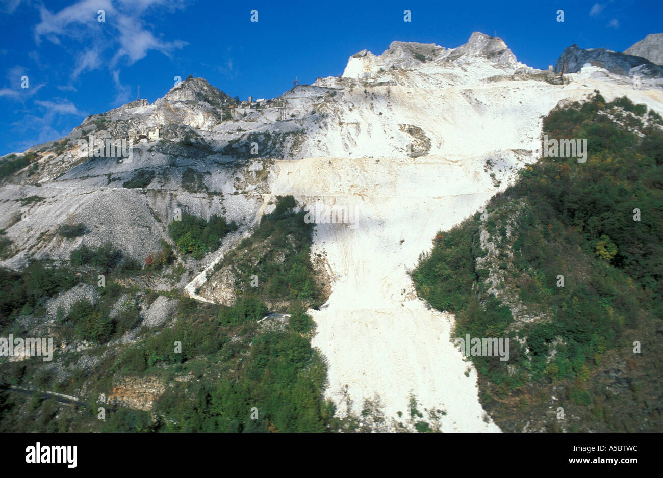 Landscape Colonnata Tuscany Italy Stock Photo - Alamy