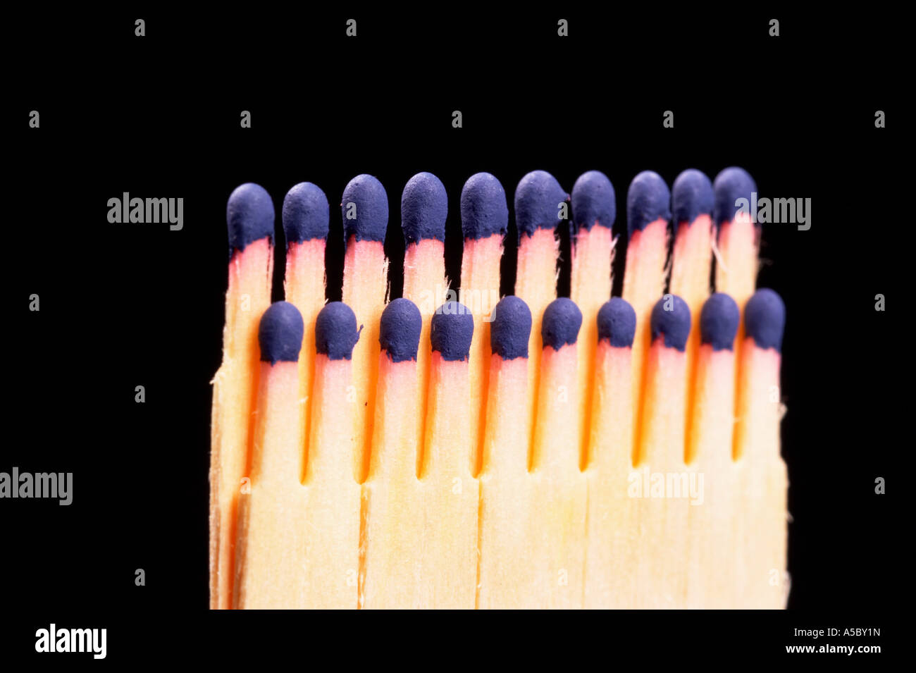 Matches, black background Stock Photo - Alamy