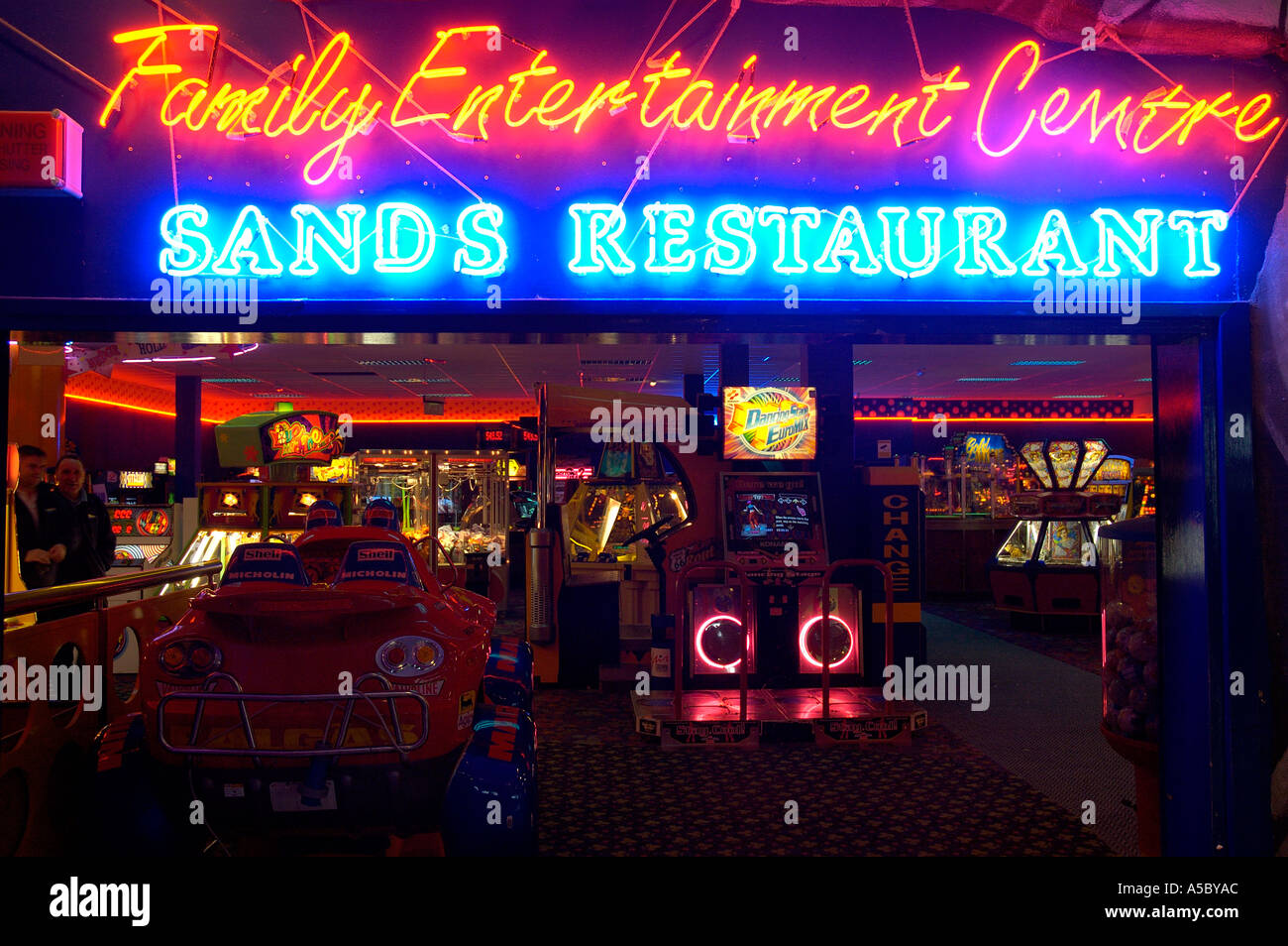 Amusement arcade Pontins Camber Sands East sussex UK Stock Photo - Alamy
