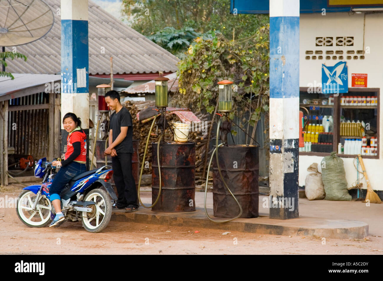Gas station petrol laos hi-res stock photography and images - Alamy