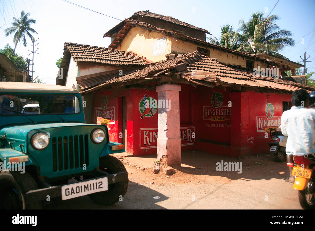 INDIA NORTH GOA A TRAFFIC JAM Stock Photo - Alamy