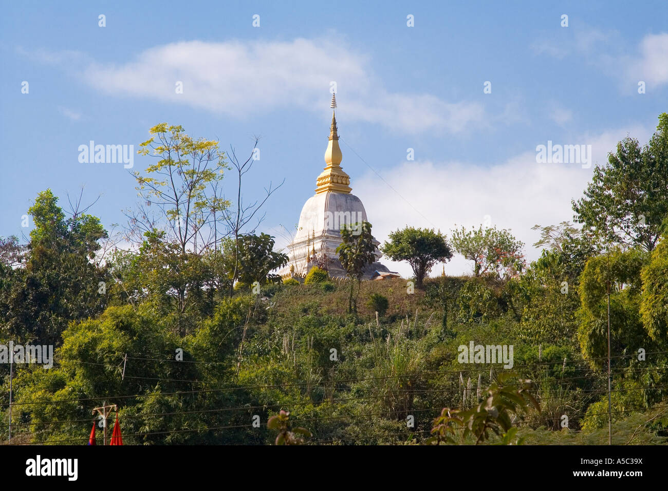 Phu That Stupa Udomxai or Muang Xai Laos Stock Photo - Alamy