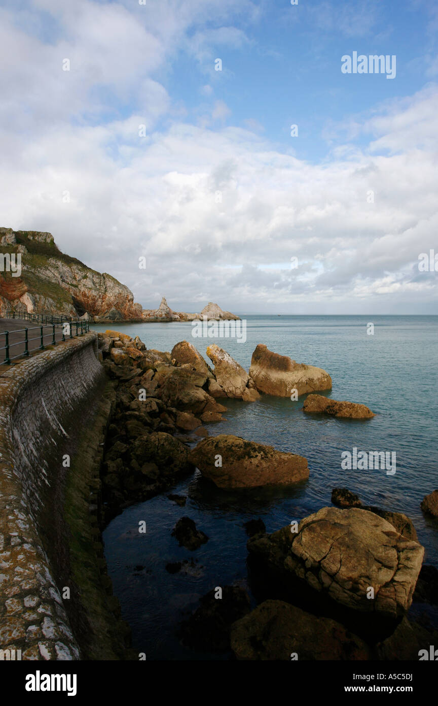 Anstey s Cove Wellswood Torquay Devon England UK Stock Photo - Alamy