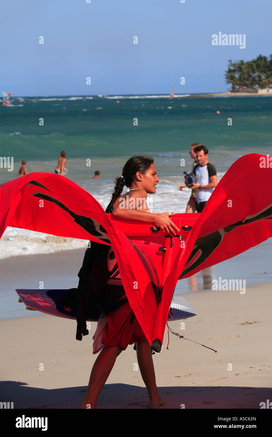 Windsurfing cabarete hi-res stock photography and images - Alamy