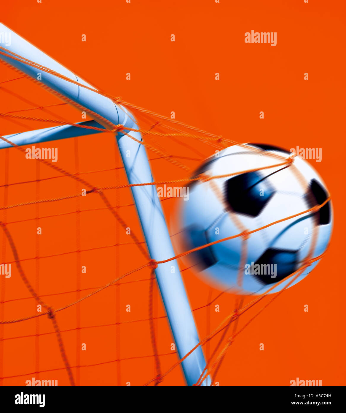 Ball shooting into a football net. Picture by Paddy McGuinness ...
