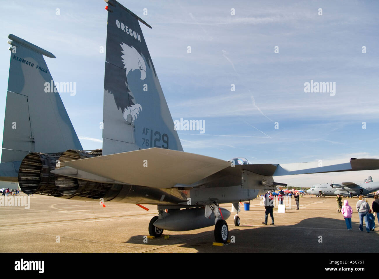 McDonnell Douglas F 15 Strike Eagle air to ground attack aircraft Stock ...
