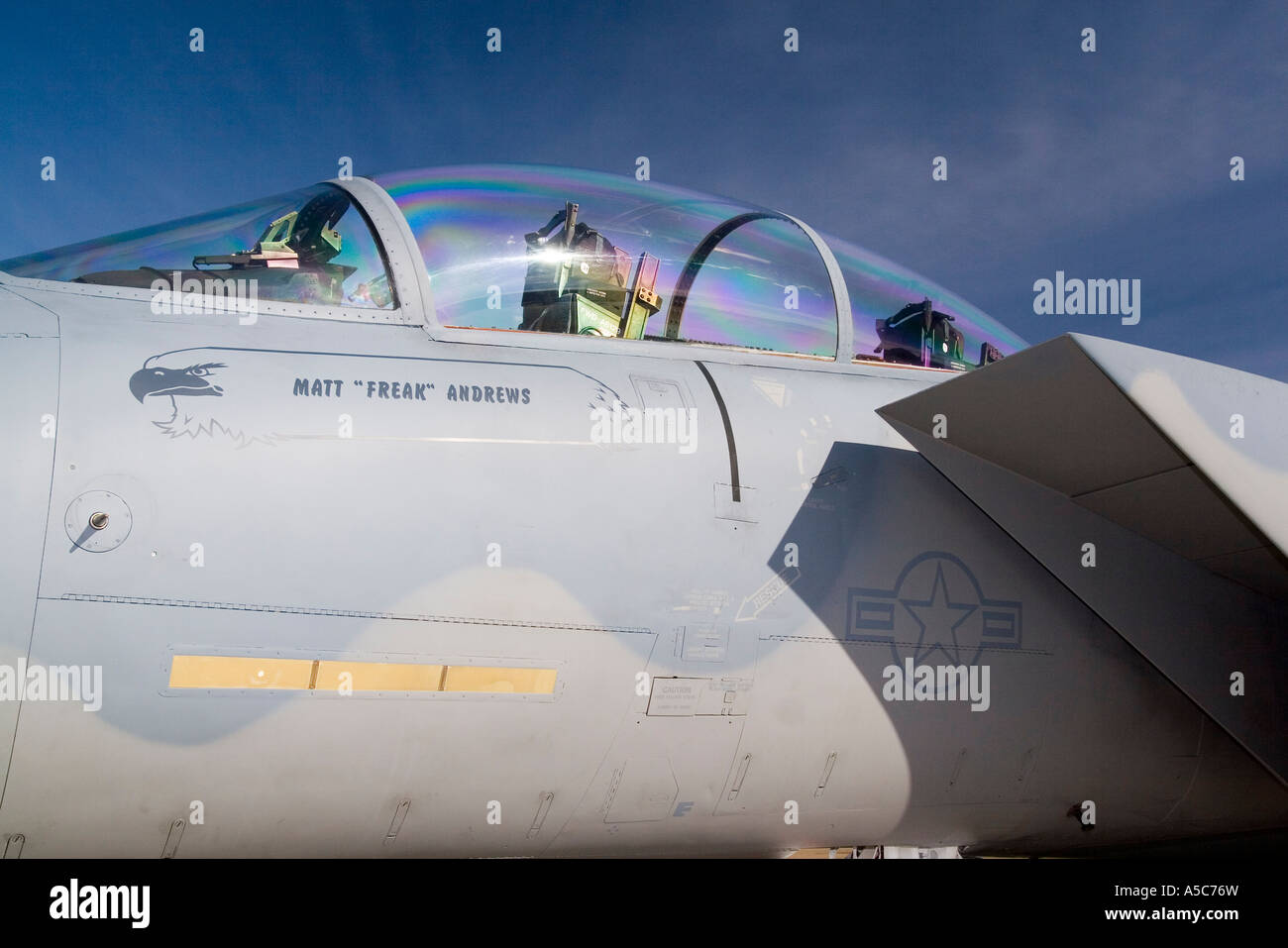McDonnell Douglas F 15 Strike Eagle air to ground attack aircraft Stock ...