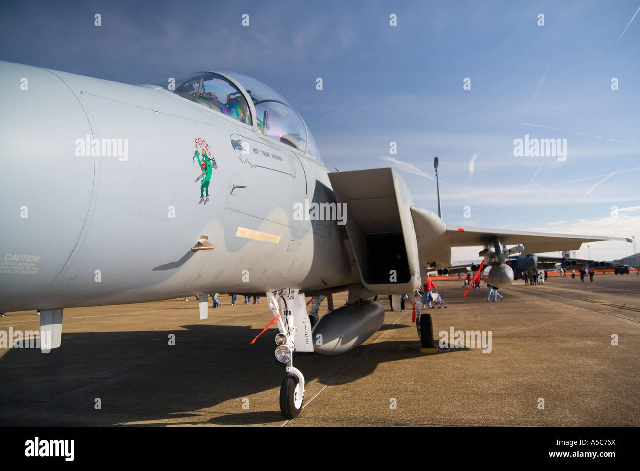 McDonnell Douglas F 15 Strike Eagle air to ground attack aircraft Stock ...