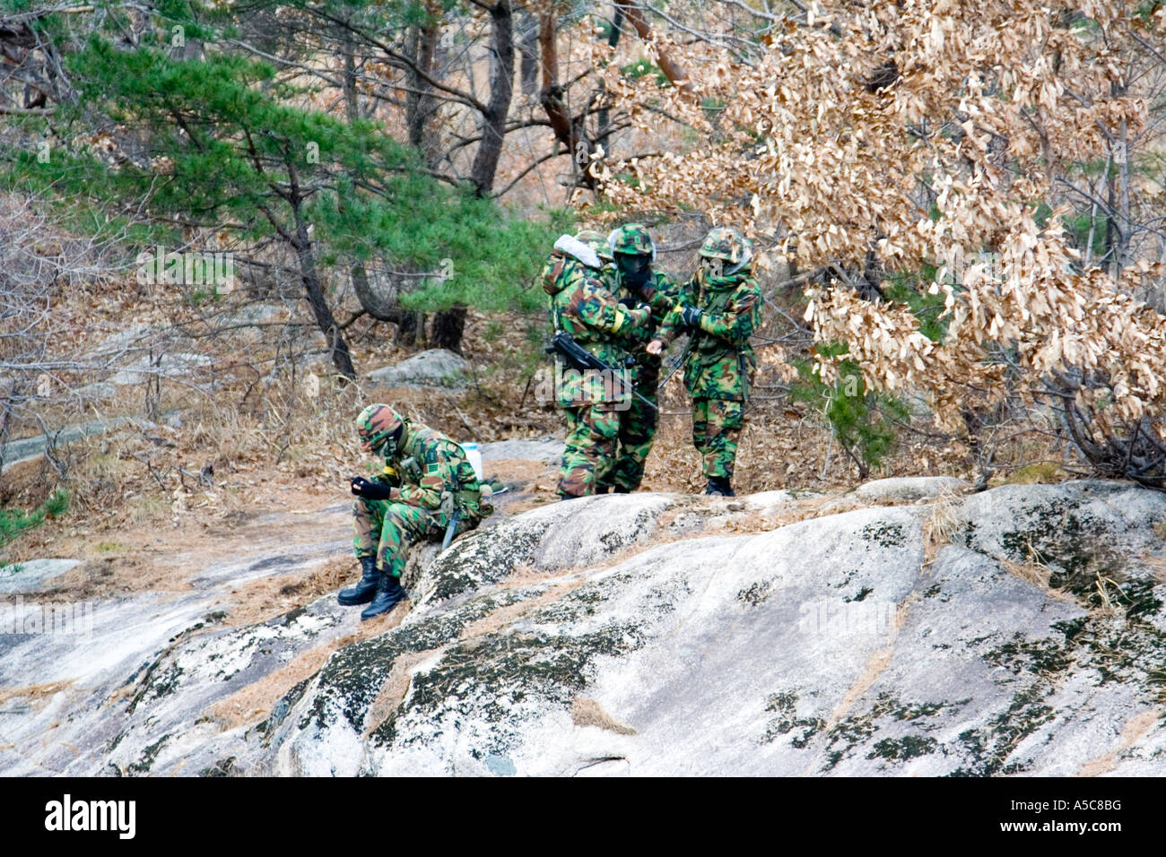 Military south korea army training hi-res stock photography and images ...