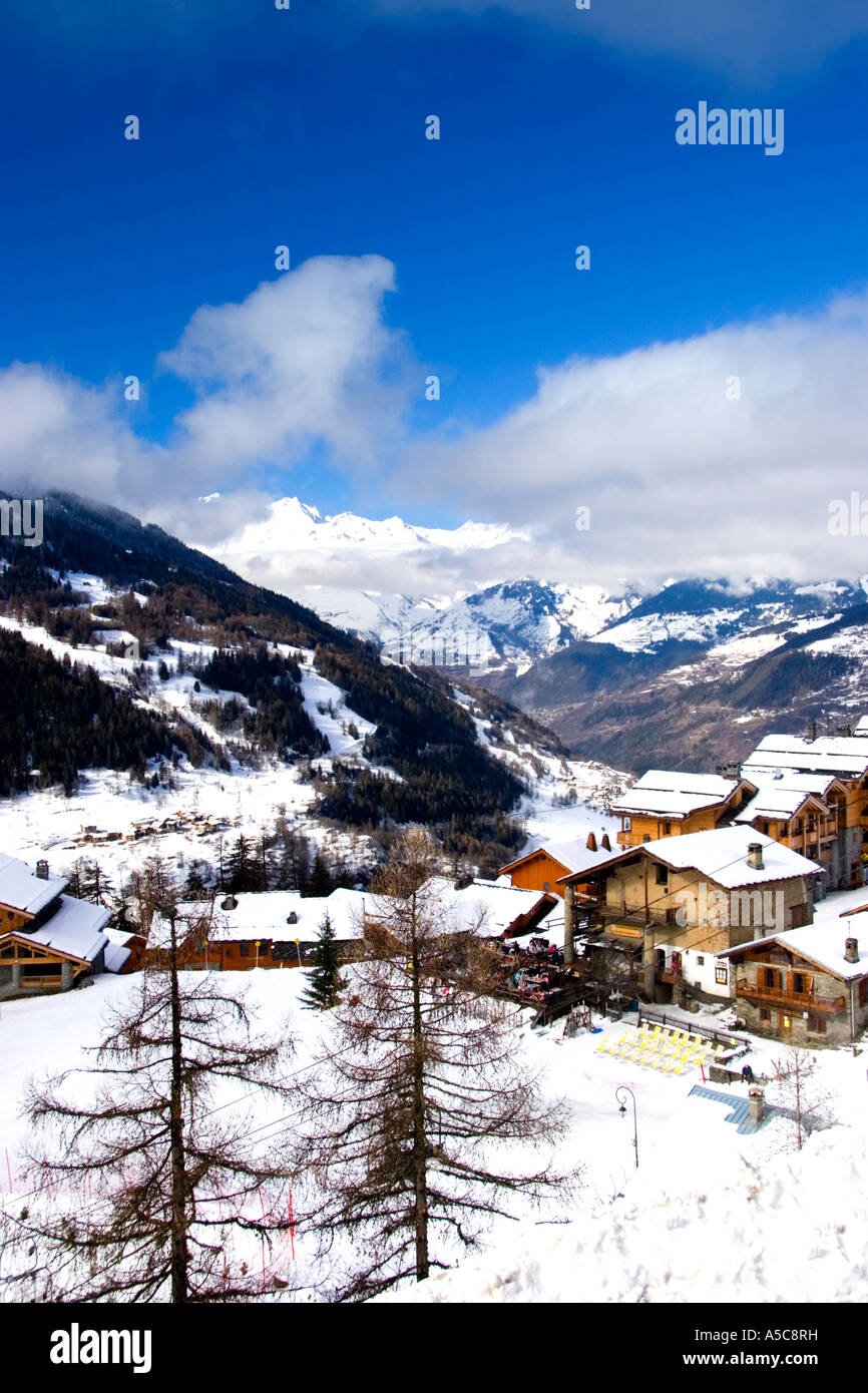 The Tarentaise Valley and Sainte Foy ski resort in the northern French ...