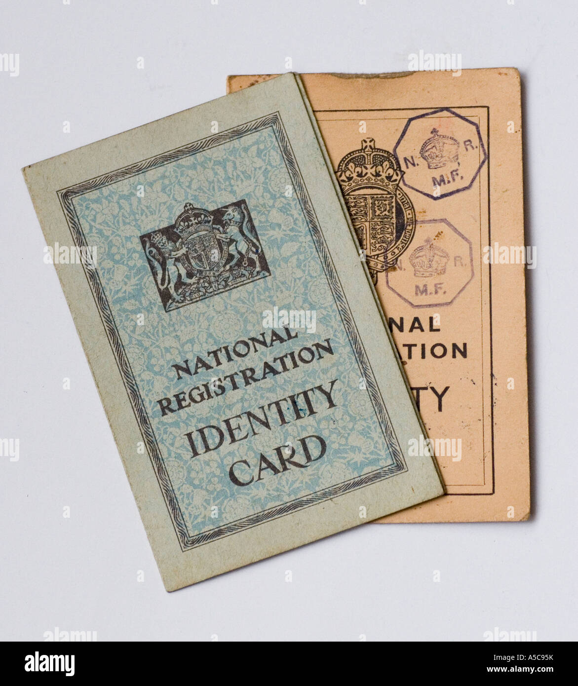 Wartime GB National Registration Identity Cards Stock Photo - Alamy