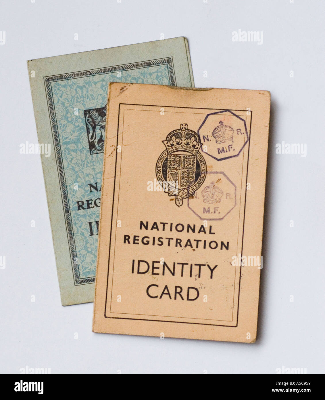Wartime GB National Registration Identity Cards Stock Photo - Alamy