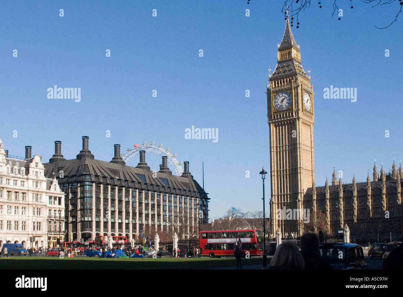 Big Ben and Palace of Westminster London England UK Stock Photo - Alamy