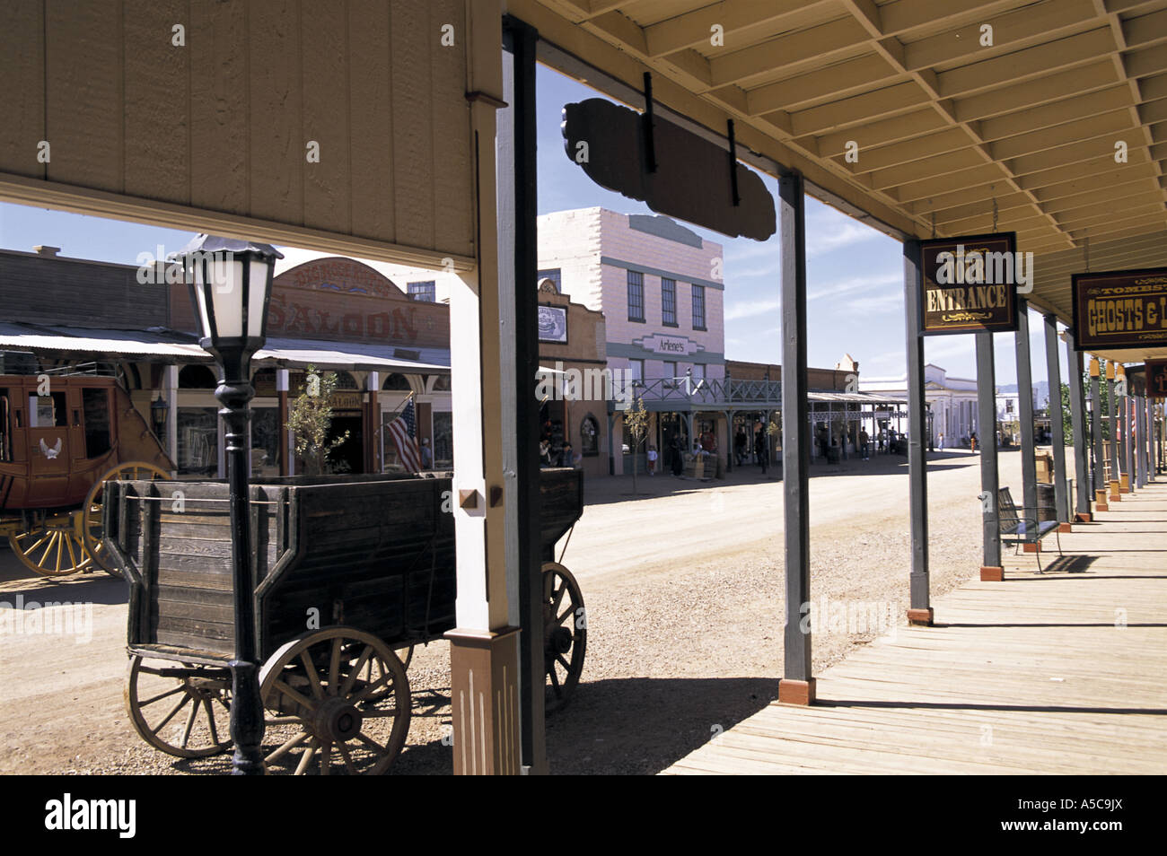 Main Street in Tombstone Arizona USA Stock Photo - Alamy