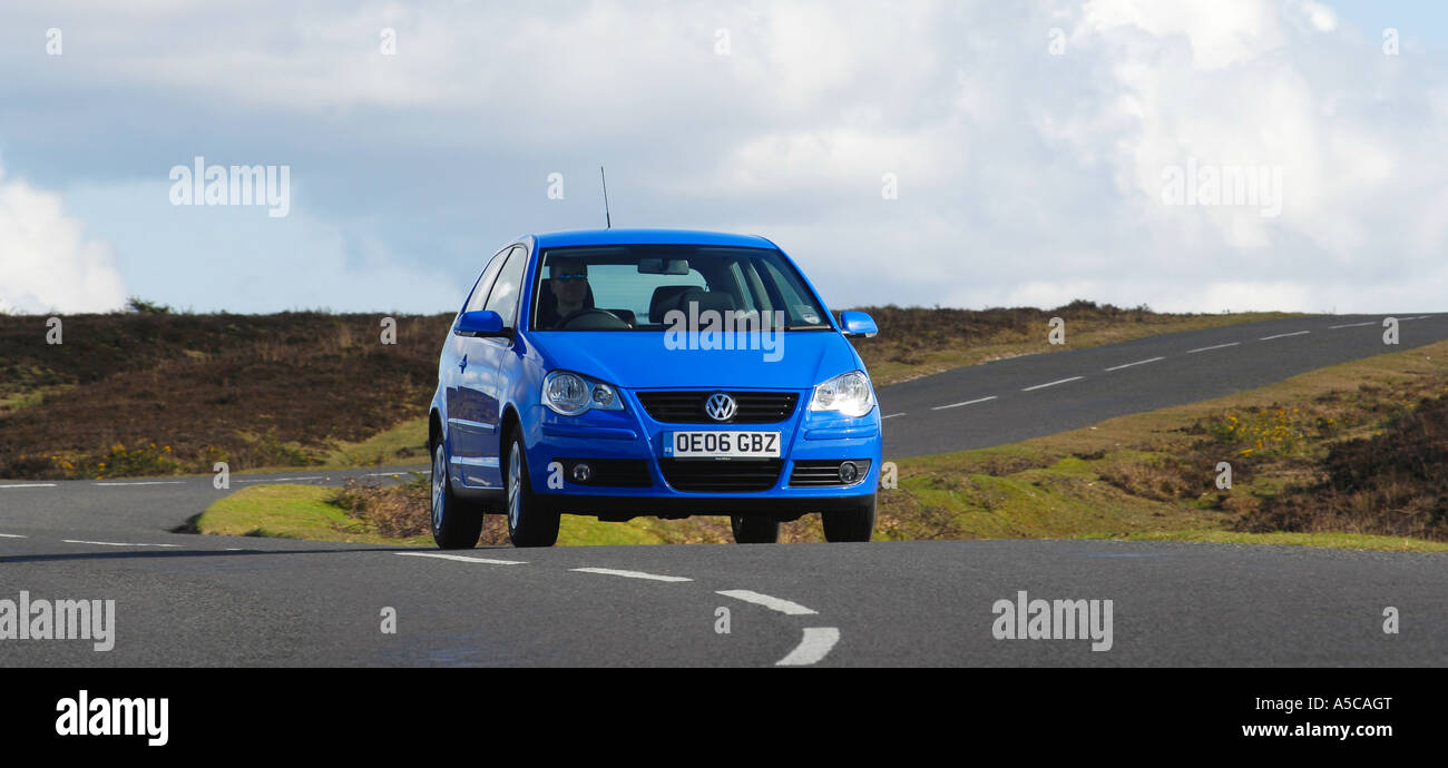 Blue volkswagen polo hi-res stock photography and images - Alamy