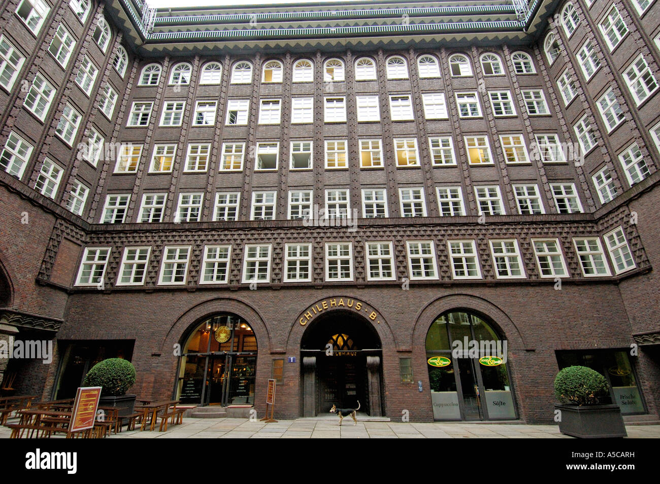 Chile haus was built by Fritz Hoger in 1924 Hamburg Germany Stock Photo ...
