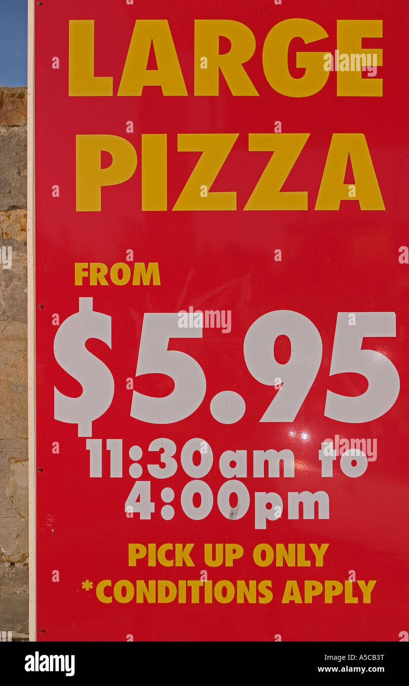 Pizza to go sign hi-res stock photography and images - Alamy