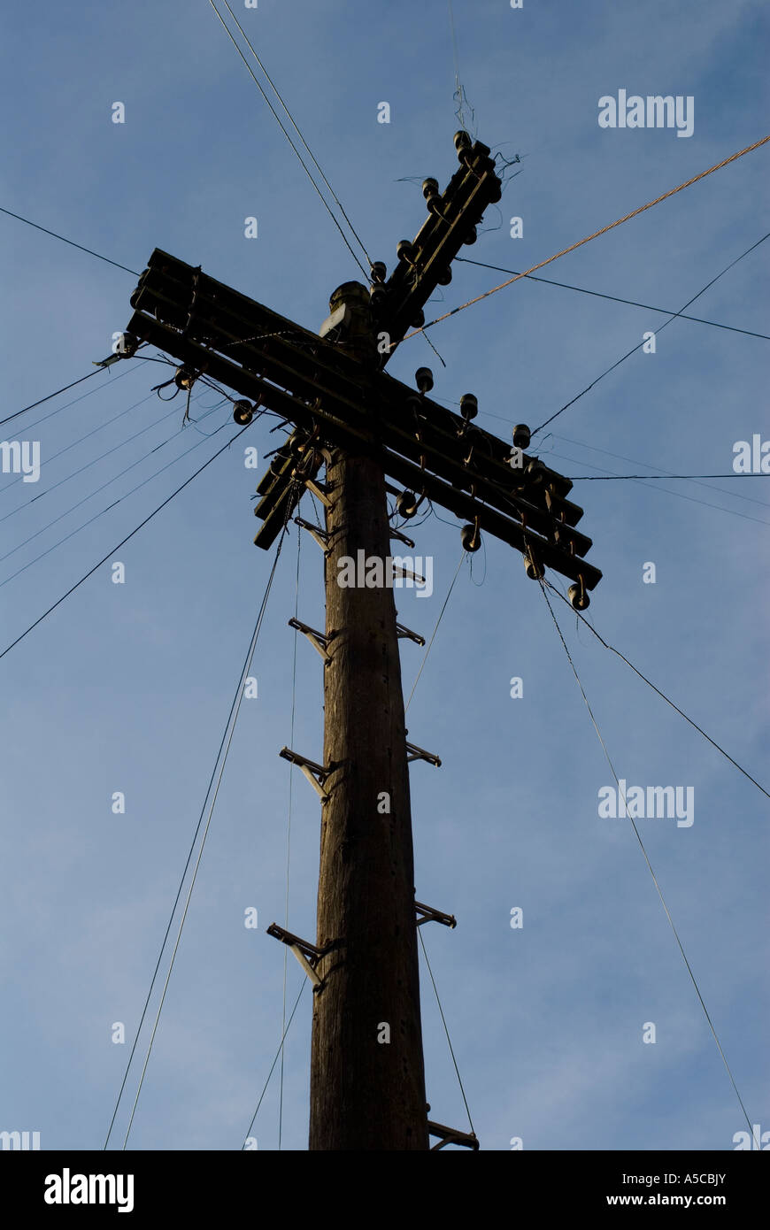 Poles electrical post cables energy electricity wires power silhouette ...