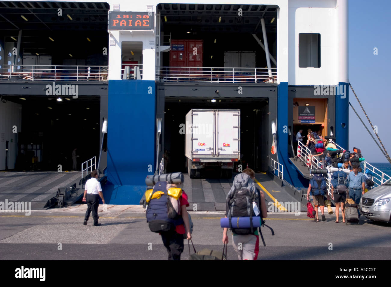 Back end of ferry boat hi-res stock photography and images - Alamy