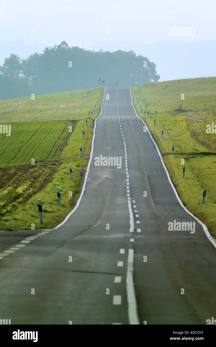 Germany, Bavaria, empty street Stock Photo - Alamy