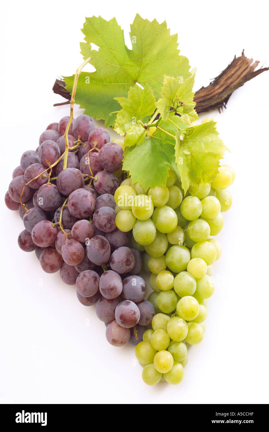Red and white grapes Stock Photo - Alamy