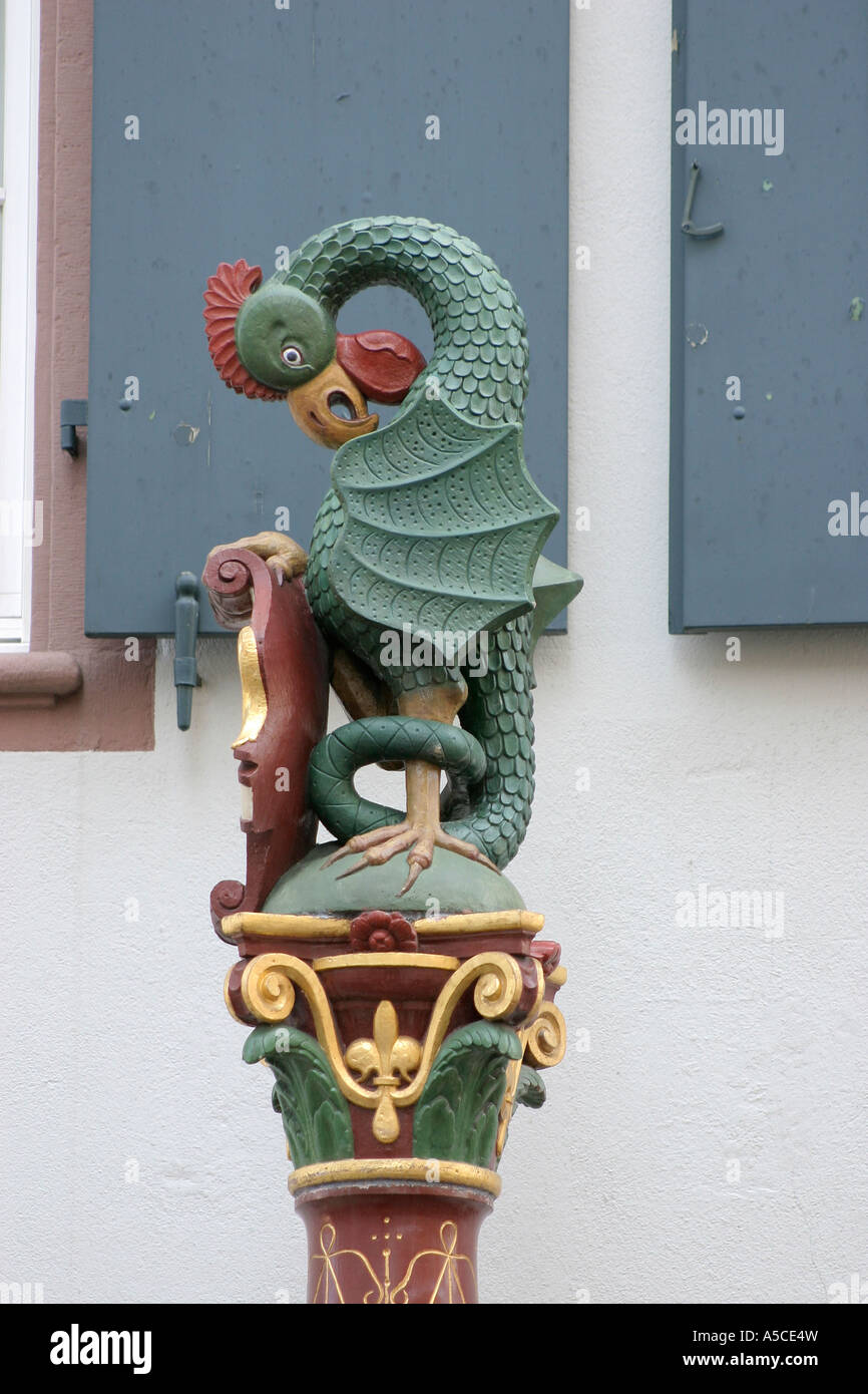 Dragon Statue in Basle Stock Photo - Alamy