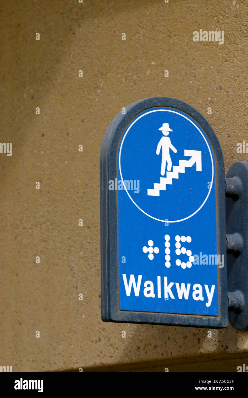 Plus fifteen walkway Stock Photo - Alamy