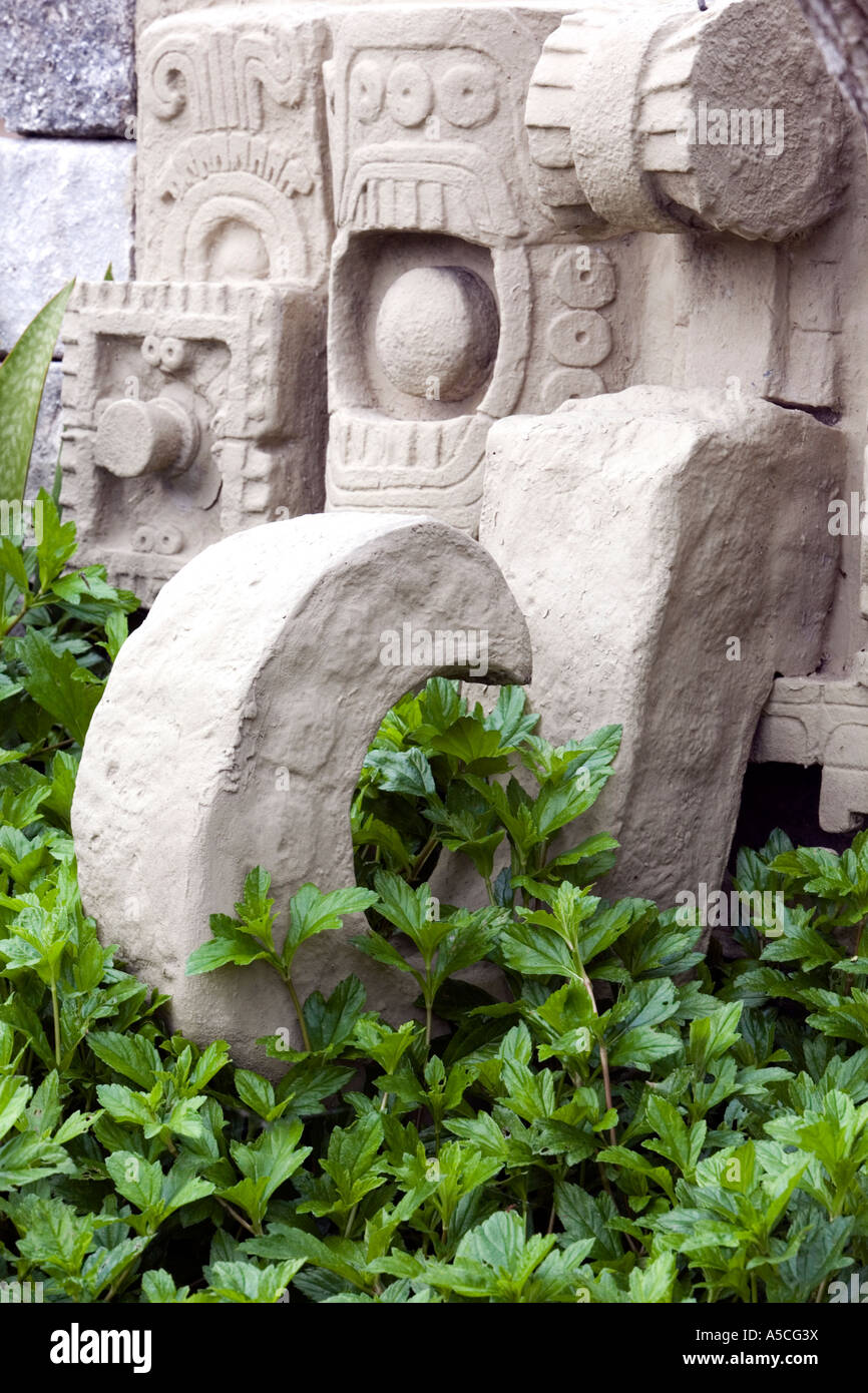 Mayan carving bird with beak Stock Photo - Alamy