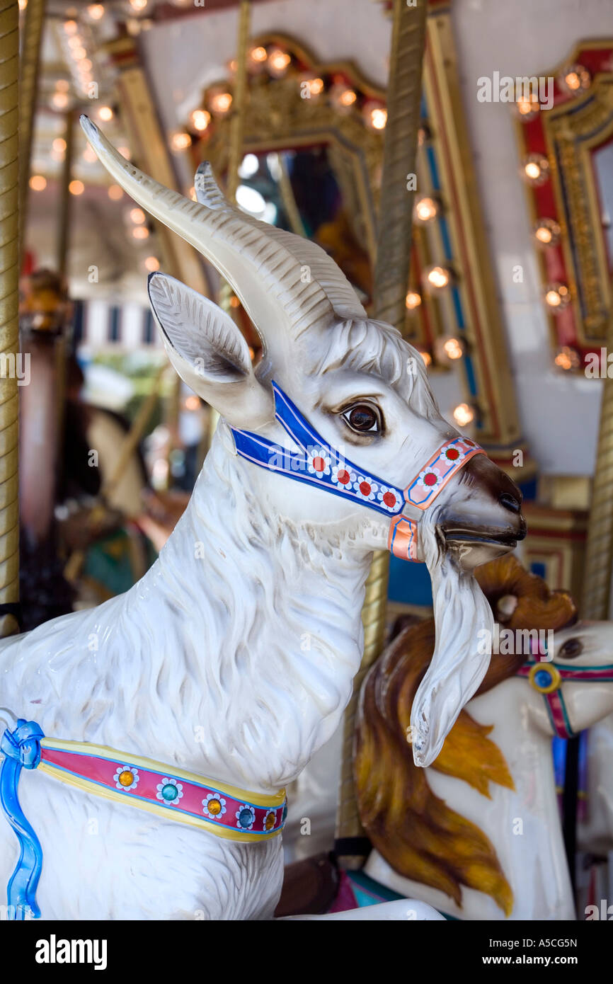 Merry Go Round goat Stock Photo - Alamy