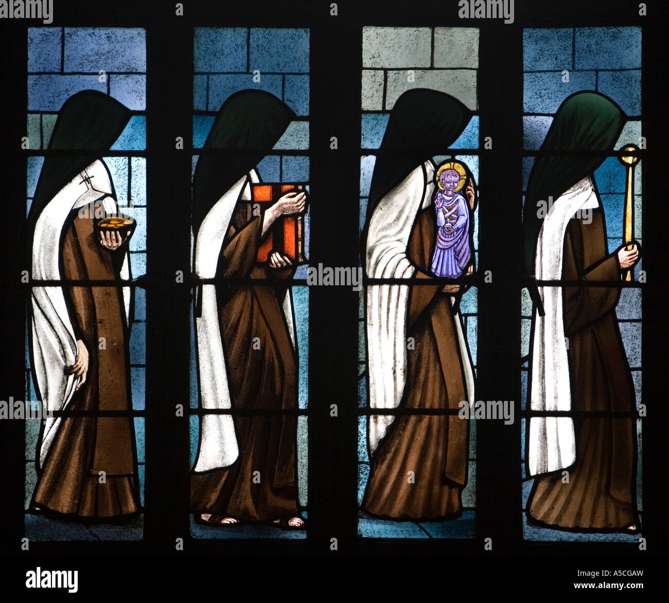 window stained glass women gifts Cathedral Stock Photo - Alamy