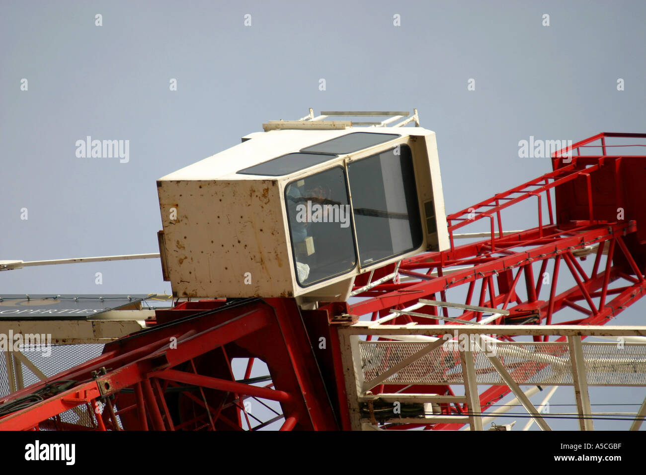 Crane operators cabin hi-res stock photography and images - Alamy