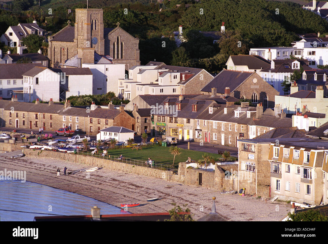 St Mary s Church stands over the historic Strand in Hugh Town in the ...