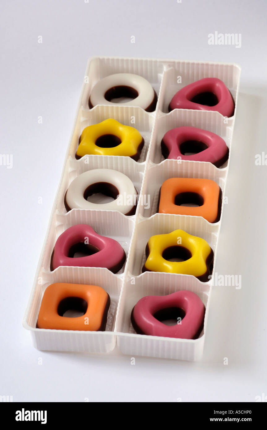 Biscuits in a box Stock Photo - Alamy