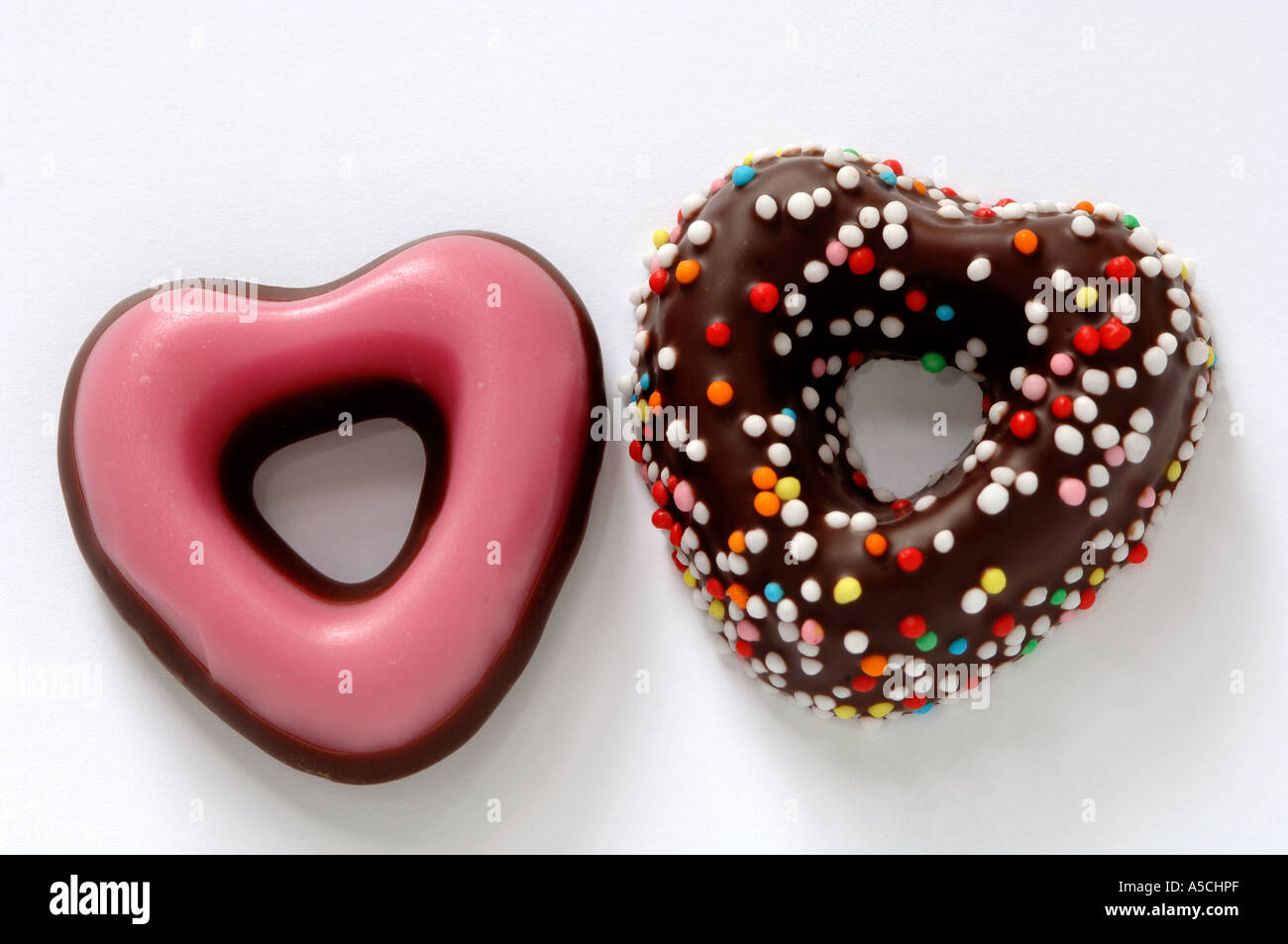 Chocolate in shape heart Cut Out Stock Images & Pictures - Alamy