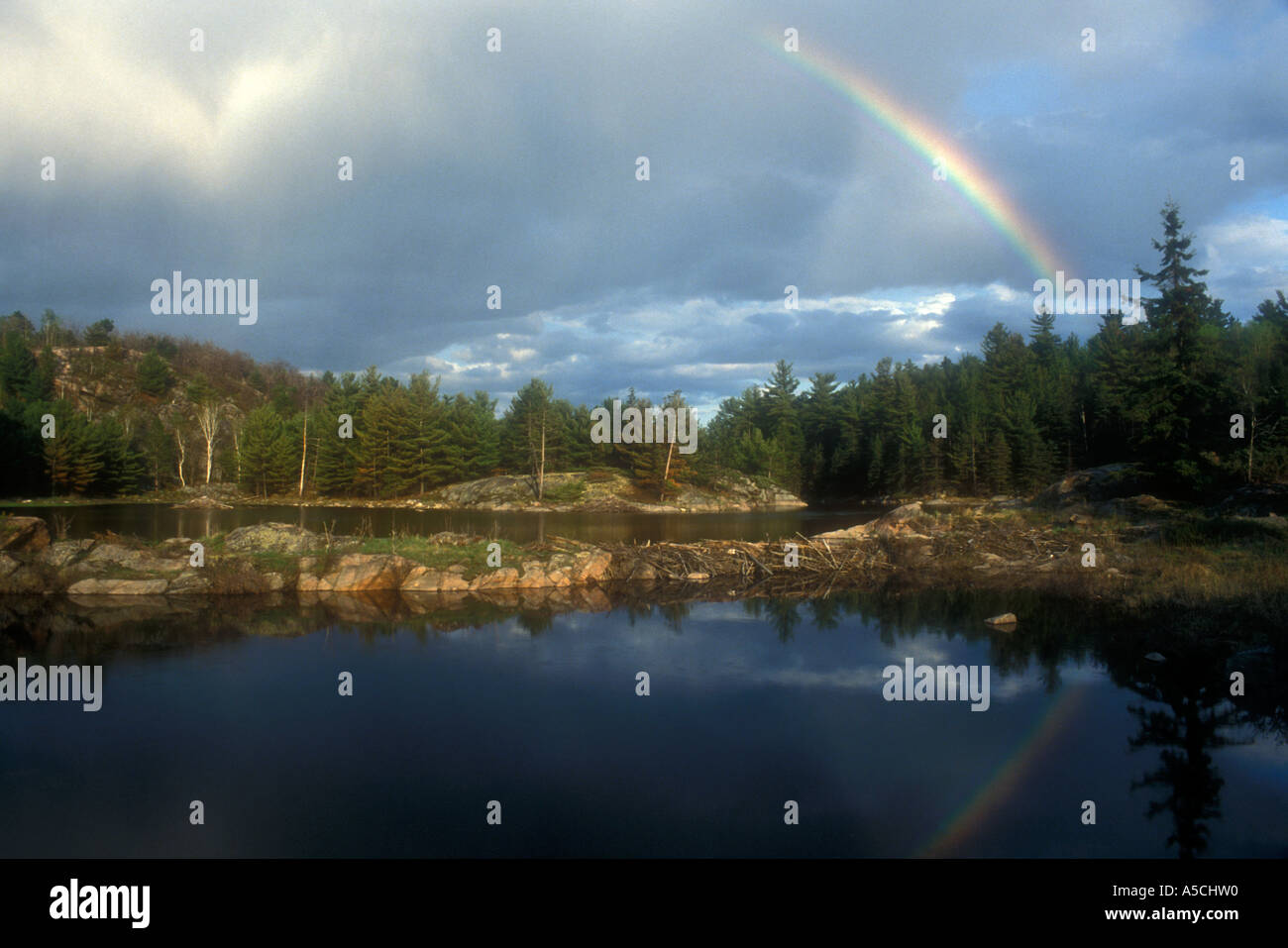 Rainbow reflections in the backdrop hi-res stock photography and images ...