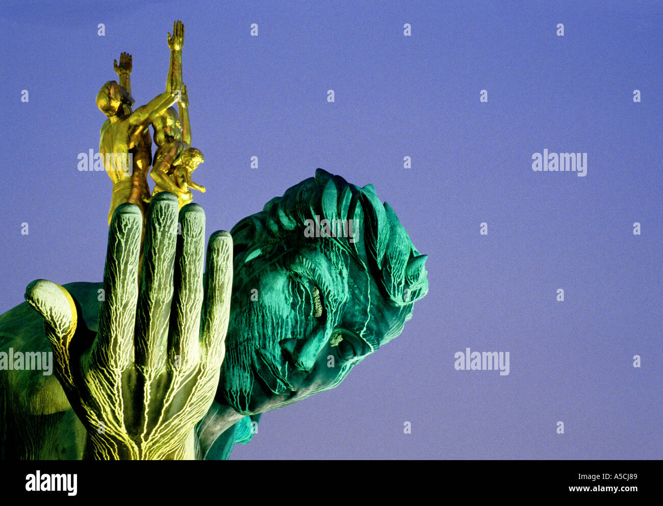 Detroit Michigan Spirit of Detroit statue by Marshall Fredericks at the ...