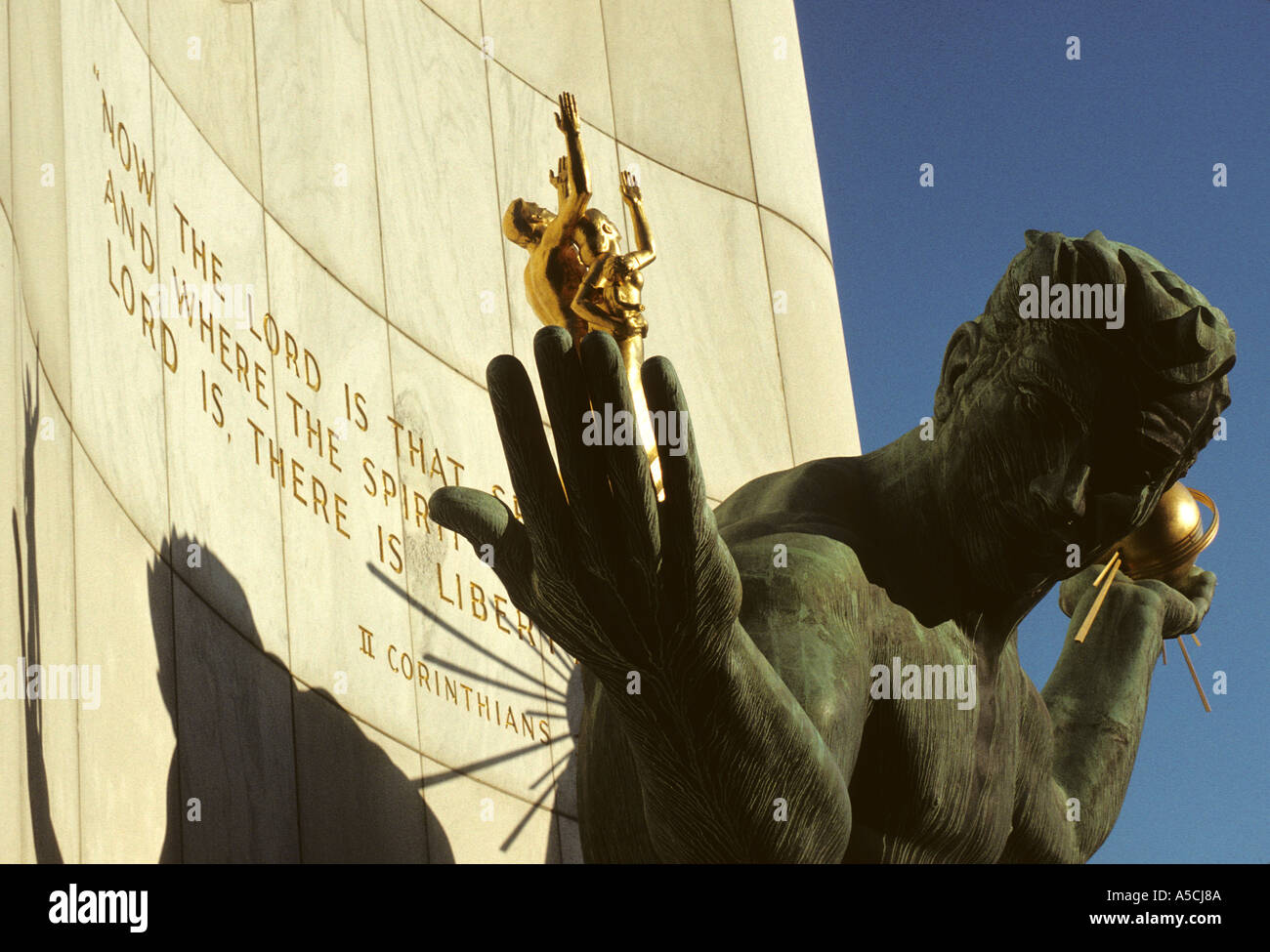 Detroit Michigan Spirit of Detroit statue by Marshall Fredericks at the ...
