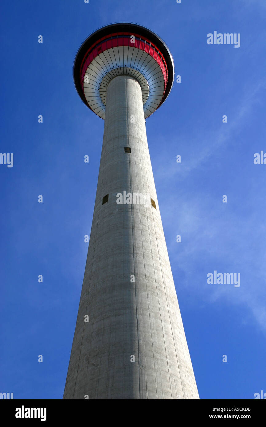 CITY OF CALGARY Calgary Tower Alberta Canada Stock Photo - Alamy