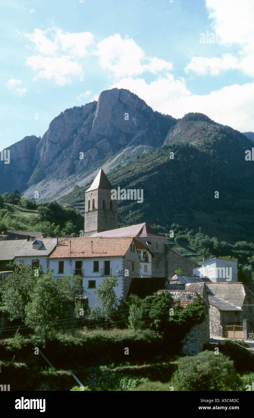 Village bielsa in pyrenees spain hi-res stock photography and images ...