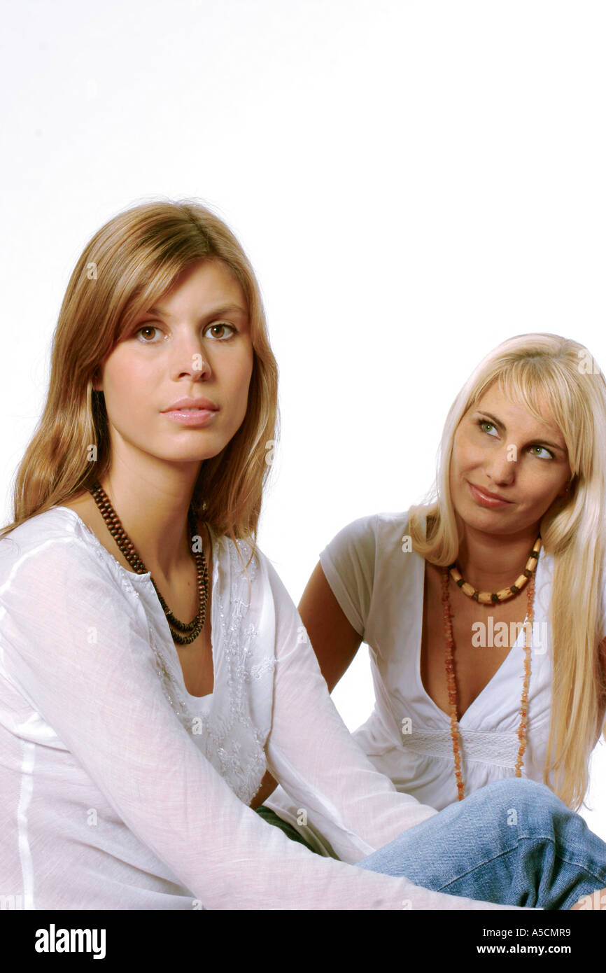Two woman, portrait Stock Photo - Alamy